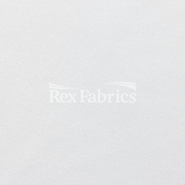 white polyester spandex fabric -Interlock Sport - – Rex Fabrics